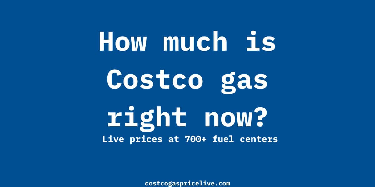 Costco Gas Prices Today at Tigard, OR